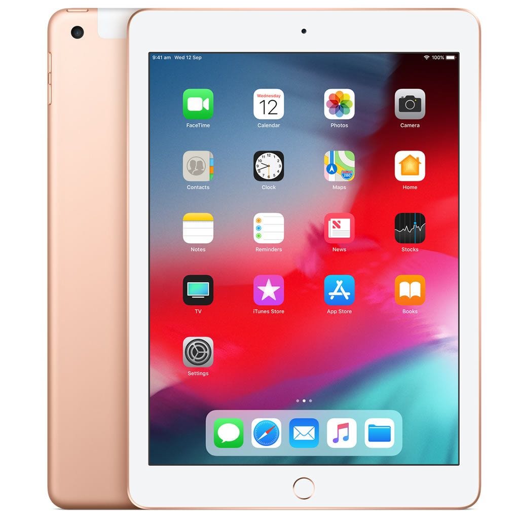 Apple iPad 6th Generation Wi-Fi + Cellular A1954 - 32GB - Rose Gold ...