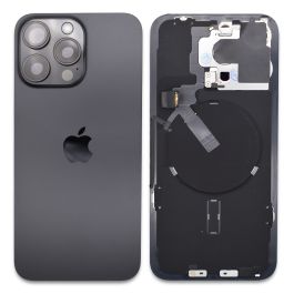 Buy For iPhone 15 Pro Max Back/Rear Cover Glass Panel | Black Titanium ...